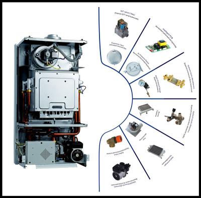 China 16kw Wall Hung Gas Boiler Easy Installation With Outdoor Temperature Driven Mode for sale
