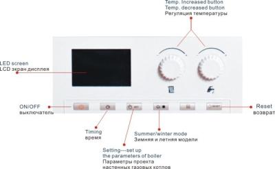 China De intelligente Boiler van het Programmamuur Gehangen Gas beschermt Family Safety-Micro - Computercontrole Te koop