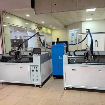 China Hybrid PUR Dotting and Silicone Tracing Bra Machine for Breathable Supportive Seamless Lingerie Production for sale