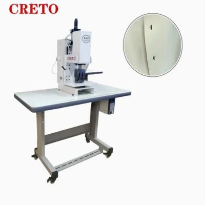 China 20K Motor Model Ultrasonic Grommet Machine for Opening Sewfree Polo Shirt Button Hole with Mould Distance Adjustable for sale