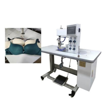 China CRETO-SH-901 Bra Shoe Collar Eye Mask Thong Pants Curved Fabric Edges Hemming Fusing Machine for sale