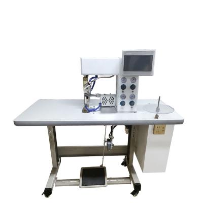 China SH-901 Curved Edge Banding Fabric Reverse Folding Hemming Machine Seamless Edge Sealing Equipment for sale