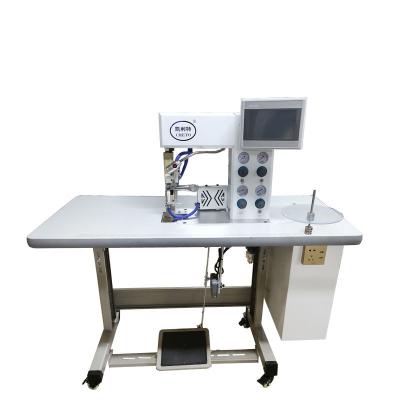 China CRETO-SH-901 Radian Edging Garment Seam Sealing Hemming Making Machine Curve Edge Hemming Machine for sale