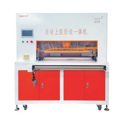 China New Automatic Polo Shirts T-Shirt Folding Gluing Machine 800 RPM 50Hz Manufacturing Plant Core Motor Component Aluminum Material for sale