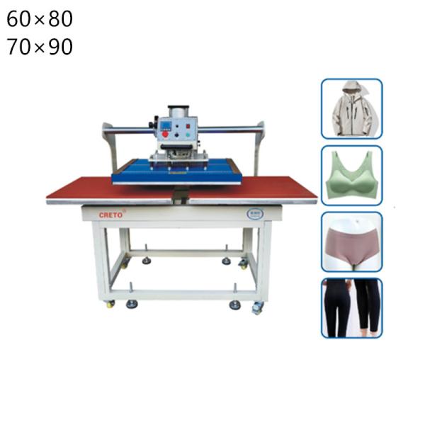 Quality SH-202 Semi-automatic/manual Uplift Flat Heat Press Machines for Polo Shirt t Shirt Bonding Technology Manufacturing Plant for sale