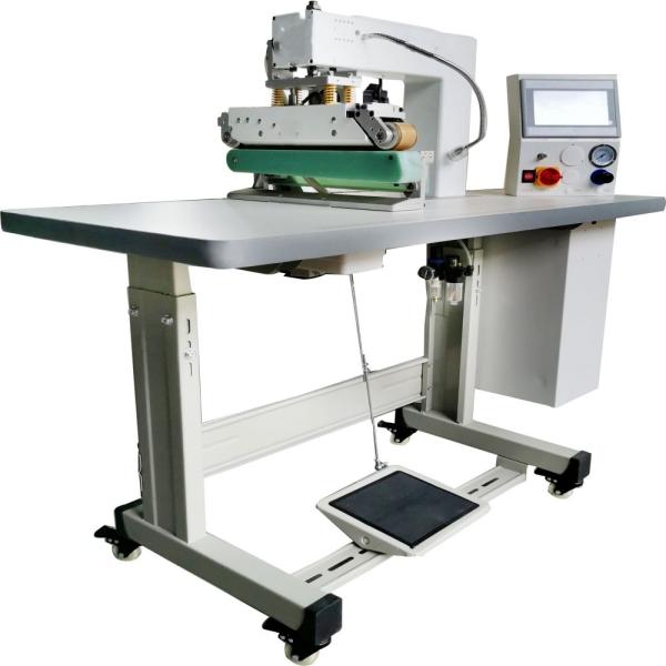 Quality CRETO SH-805 Newest Adhesive Tape Bonding Technology Seamless Garment Manufacturing Folding and Heating Press 2-in-1 Machine for sale