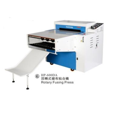 China Fusing Press Machine 600mm with Rotary Return Receiving  Setting for sale