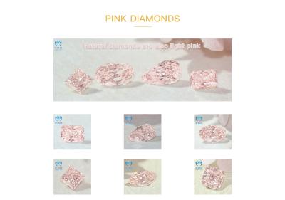 중국 IGI 증명서와 3 ct 달걀 모양 수정된 브릴리언트형 실험실 이루어진 핑크 다이아몬드 판매용