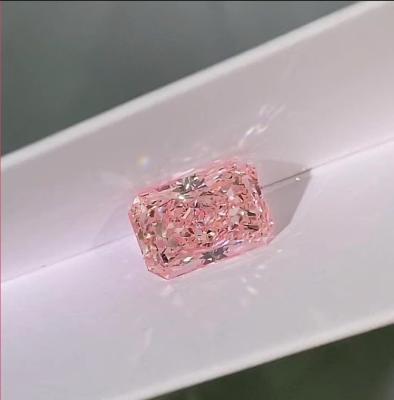 Cina Laboratorio artificiale Cresciuto rosa CVD Diamanti Radiante Forma 1.5ct-1.99ct in vendita