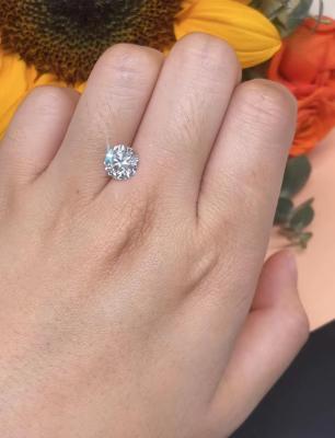 China 2 ct Round Brilliant Cut Laboratory As Grown CVD Synthetic Diamond Prime Source Factory Direct Sale for sale