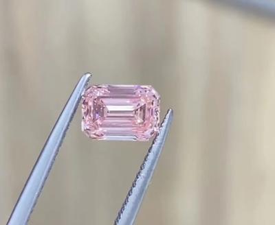 中国 エメラルドの緩い実験室によって育てられたピンクのダイヤモンドの婚約指輪IGIは証明した 販売のため