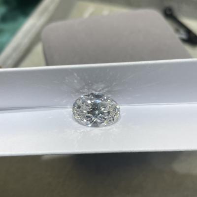 China Witte Diamond Without Inlay 12.06carat Ovale Klantgericht van CVD Te koop