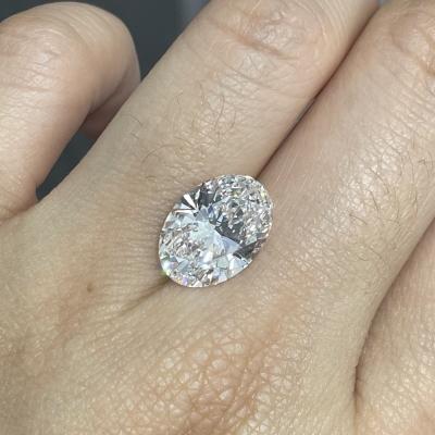 China Witte Diamond Without Inlay 12.06carat Ovale Klantgericht van CVD Te koop
