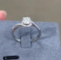 China Lab Grown Diamond Engagement Ring IGI Certified Round Cut 1 Carat DEF VVS1 for sale