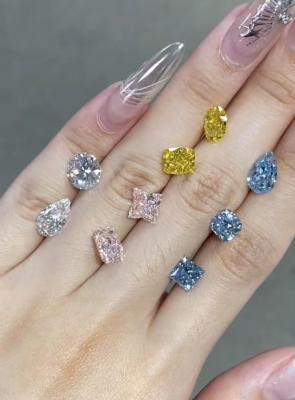 중국 인증 합성 다이아몬드 둥근 느슨 다이아몬드 실험실에서 자라는 다이아몬드 보석 CVD 반지 판매용