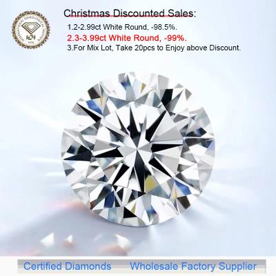 China Diamante de corte de laboratório 1ct a 1,99ct D VVS1 Certificado IGI à venda