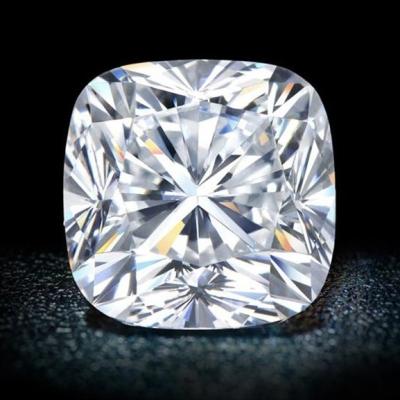China Large Size 4CT+ Cushion Shape CVD Lab Grown Diamond Prime Source Factory for sale