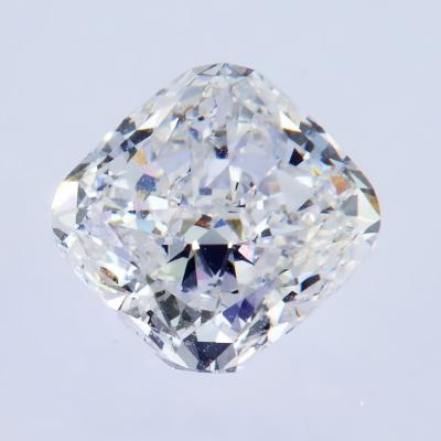 China Large Size 4CT+ Cushion Shape CVD Lab Grown Diamond Prime Source Factory for sale