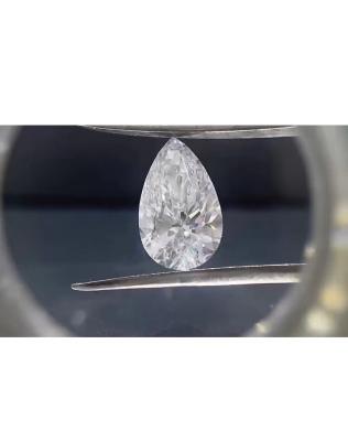 중국 페어 모양 연구소 다이아몬드 생산 CVD 다이아몬드 재배 시험 통과 판매용