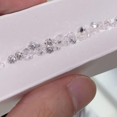 중국 0.8mm 0.003 ct DEF VS 라운드 쉐입 랩 그로운 다이아몬드 합성 다이아몬드 판매용