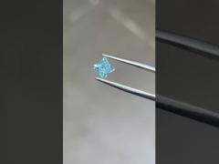 Blue Four-leaf Clover CVD Diamond