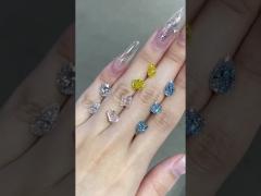 Certified Synthetic Diamonds round loose diamond lab grown diamonds jewelry CVD rings