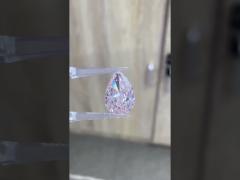 4CT Pear Cut Lab Grown Pink Diamonds Jewelry Decorations Necklaces Rings Pendant Certified