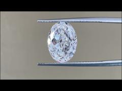 Diamante blanco creado en laboratorio de gran tamaño precio mayorista 4CT corte oval incoloro con certificado IGI