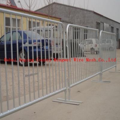 China road temporary fence / metal temporary fence / crowd control interlocking barriers for sale