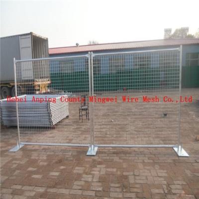 China Portable AND Temporary Mesh Fence Panels With Base( Factory) for sale