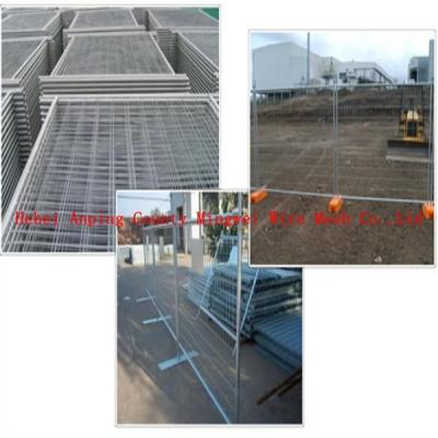 China Galvanised Temporary Fence/Portable Fencing/Crowd control barrier, ISO9001 for sale