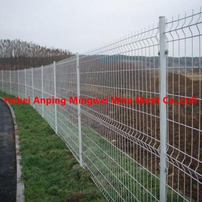 China Airport/Highway/Garden Fence,2*3m*50*100mm Curvy Welded Wire Mesh Fence Panel,3D Folded Fence Factory Wholesale for sale