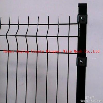 China Anping factory triangular bending welded wire mesh fence for sale