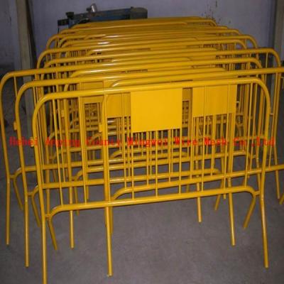 China hotsale used orange concert crowded control metal barrier fence(ISO 9001) for sale