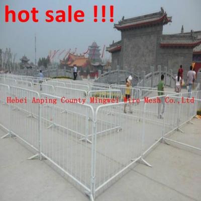 China Galvanized Barricades Factory/Crowd Control Barrier/Temporary Fence for sale