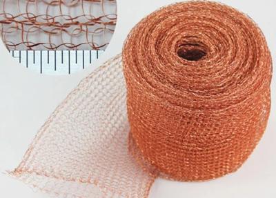 Cina Maglia di rame tricottata pura di distillazione, forma irregolare del foro del panno della rete metallica in vendita