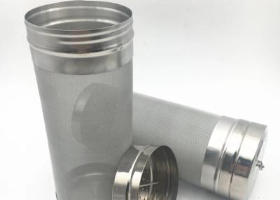 Cina Filtro asciutto cilindrico del luppolo dell'elemento filtrante della rete metallica per il filtro trito e ritrito dai barili in vendita