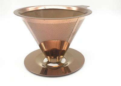 China 115mm 2cups van het de Filterelement van het Draadnetwerk de het Roestvrije staaltribune giet over Dripper van de Ketelkoffie Te koop