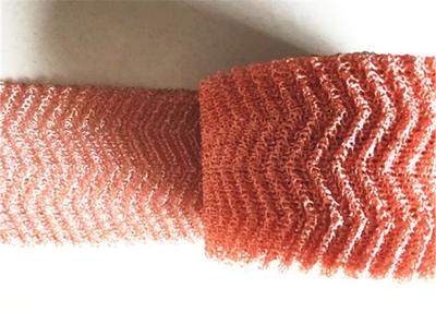 Cina Maglia tricottata su misura dell'acciaio inossidabile, cavo metallico che cattura con la rete materiale di rame rosso puro in vendita