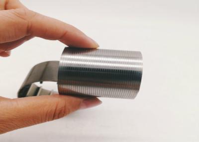 Cina Diametro dell'elemento filtrante della rete metallica del cuneo di alta efficienza 25.40mm grande spazio all'aperto in vendita