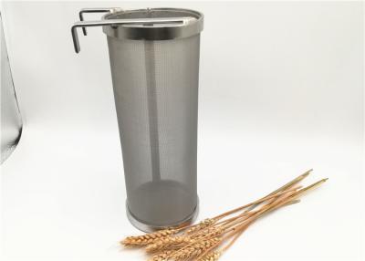 China Het bierhuis brouwt van de het Netwerkfilter van de 300 Microndraad van het het Elementenroestvrije staal van de het Netwerkkorrel de Filtermand Te koop