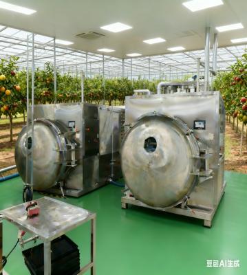 China Heavy-Duty 100KG Freeze Dryer: Hydraulic System Built for 24/7 Operation for sale