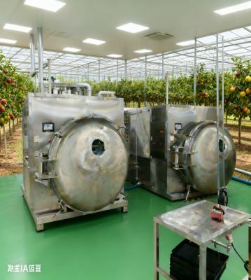 China Precision Lyophilization: 100KG Unit with Controllable Ramp & SIP/CIP Options for sale