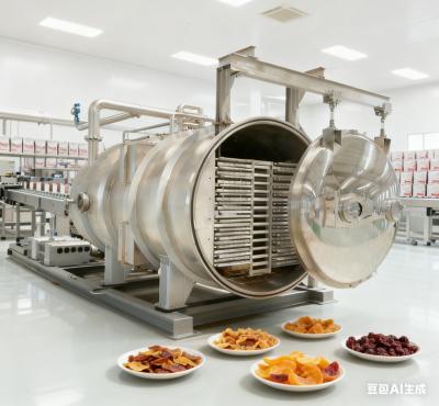 China Heavy-Duty 180KG Lyophilizer for Industrial Use Featuring Stainless Stee  Construction & Precise Temperature Control for Consistent Quality for sale