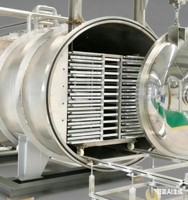 China Automatic vacuum freeze dryer machine including drying time 20 to 24 hours ideal for  chemical and food production for sale