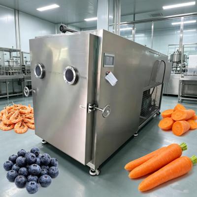 China PLC Control Food Vacuum Freeze Dryer Air Cooled Food Grade 304 Stainless Steel Ensuring Freeze Drying for Food Products for sale