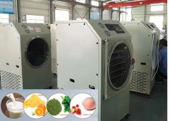 PLC Controlled Mini Freeze Dryer For Home Air Cooled