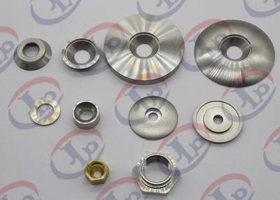China Brass CNC Turned Parts , Small Nuts And Washers With Different Types for sale