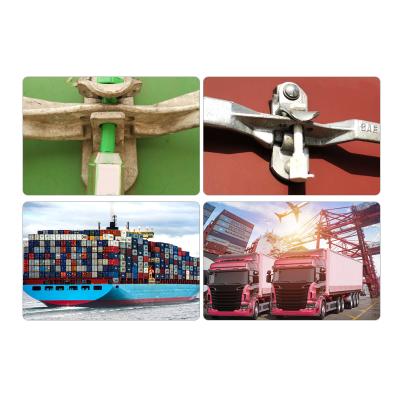 Cina JCBS604 sigillo a bullone di sicurezza del contenitore con logo personalizzato in vendita