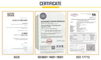 Cina JCBS104 sigillo per contenitori a bullone fabbrica prezzo di fabbrica sigillo di sicurezza a bullone metallico in vendita